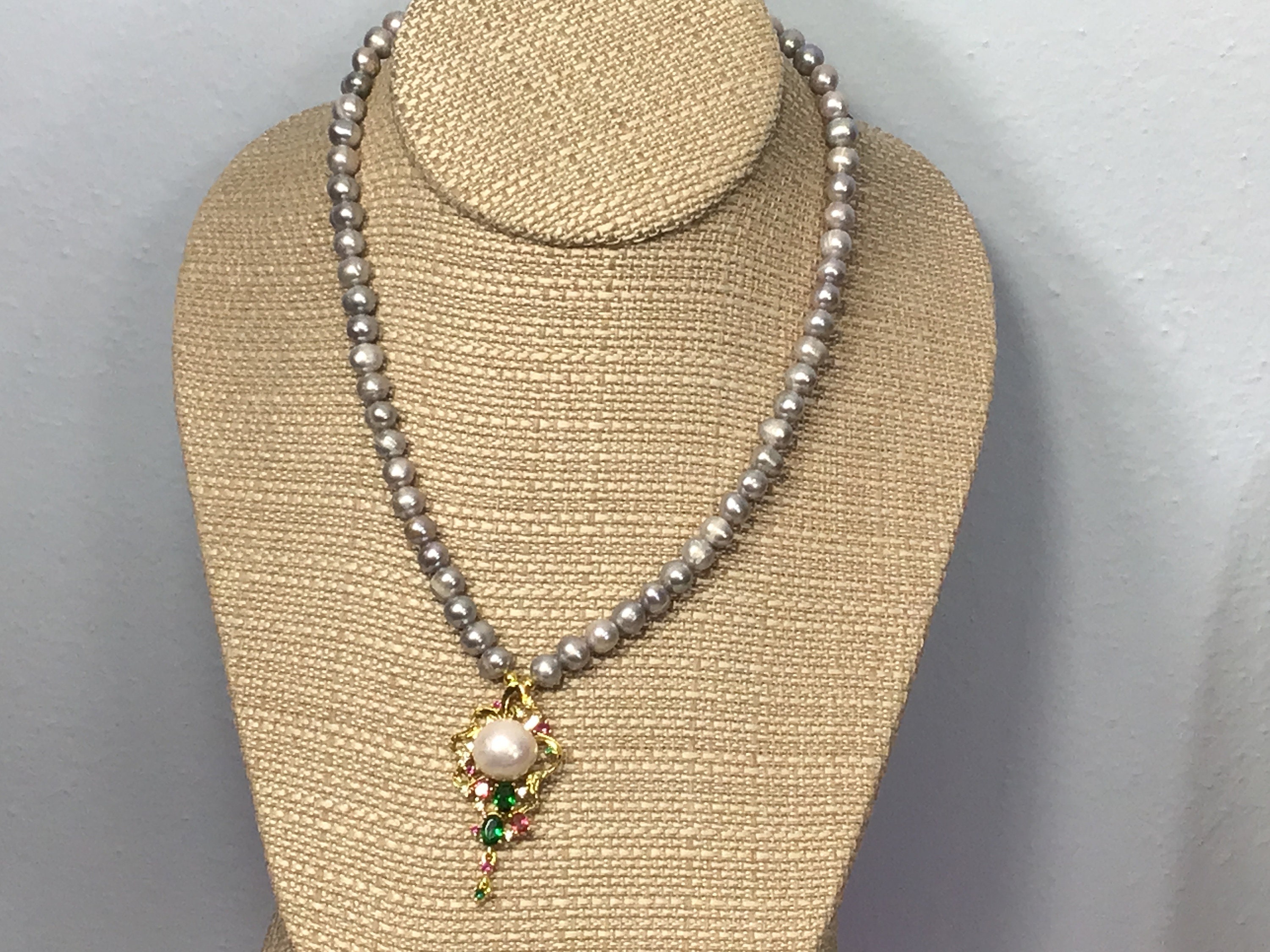 Pure Natural Seawater Pearl Necklace - Etsy