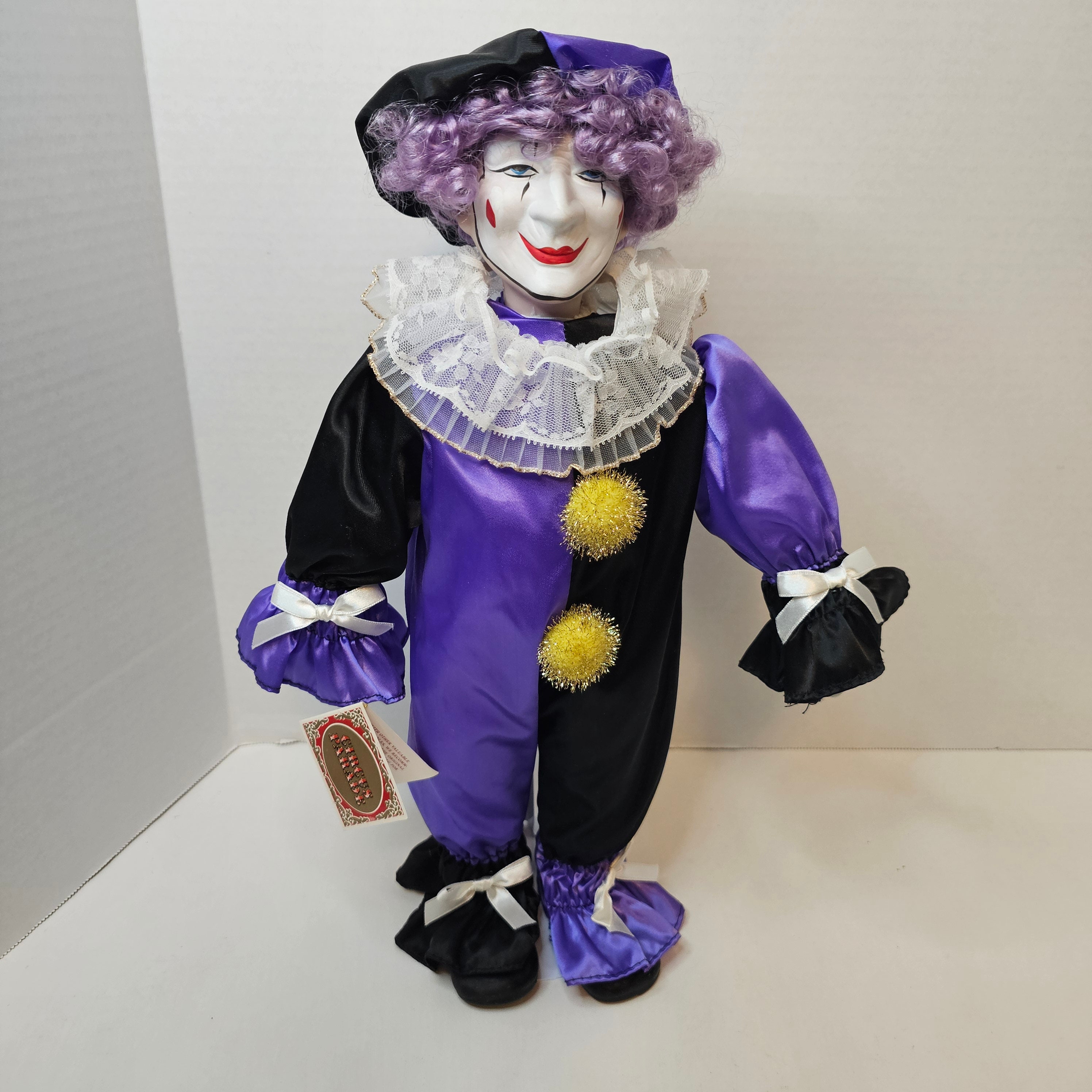Vintage Circus Parade Clown Collection Porcelain Doll Anco 1991 With ...
