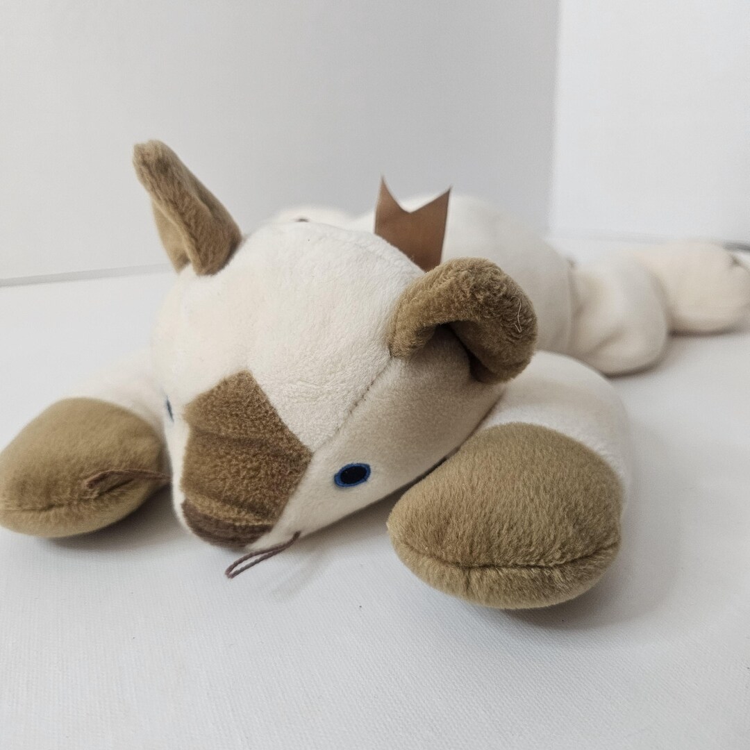 Vintage Ty 1996 Pillow Pet Meow Cat Plush Brown Tan Kitten Stuffed ...