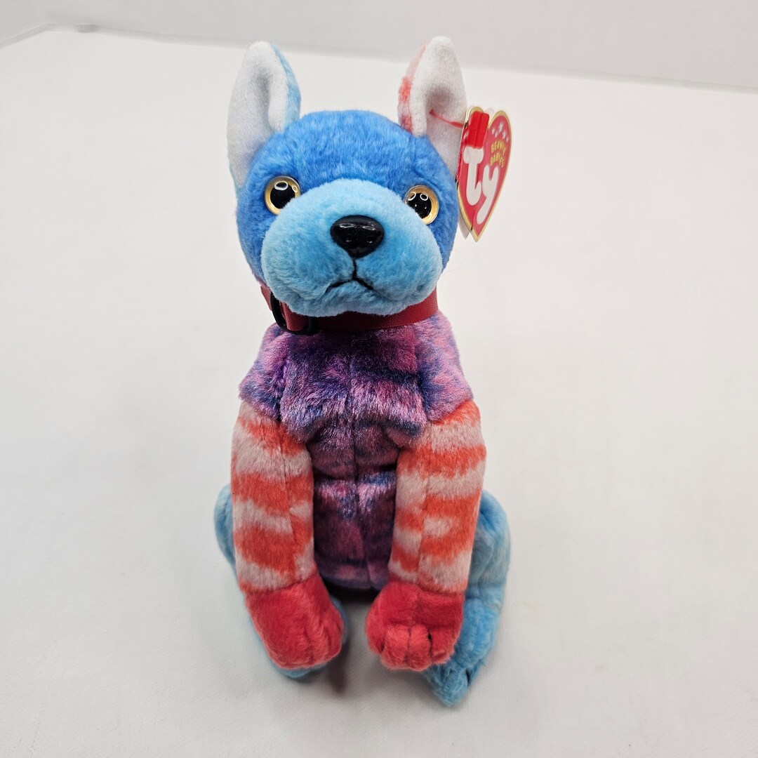 Ty Beanie Babies Hodge Podge Puppy Plush Multicolor Dog Stuffed Animal ...