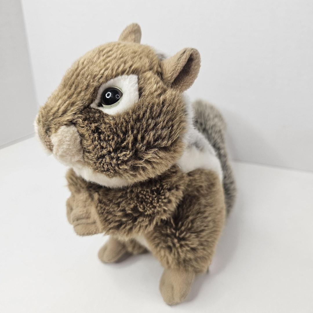Ganz Webkinz Signature Chipmunk Plush Grey Squirrel Brown Stuffed ...