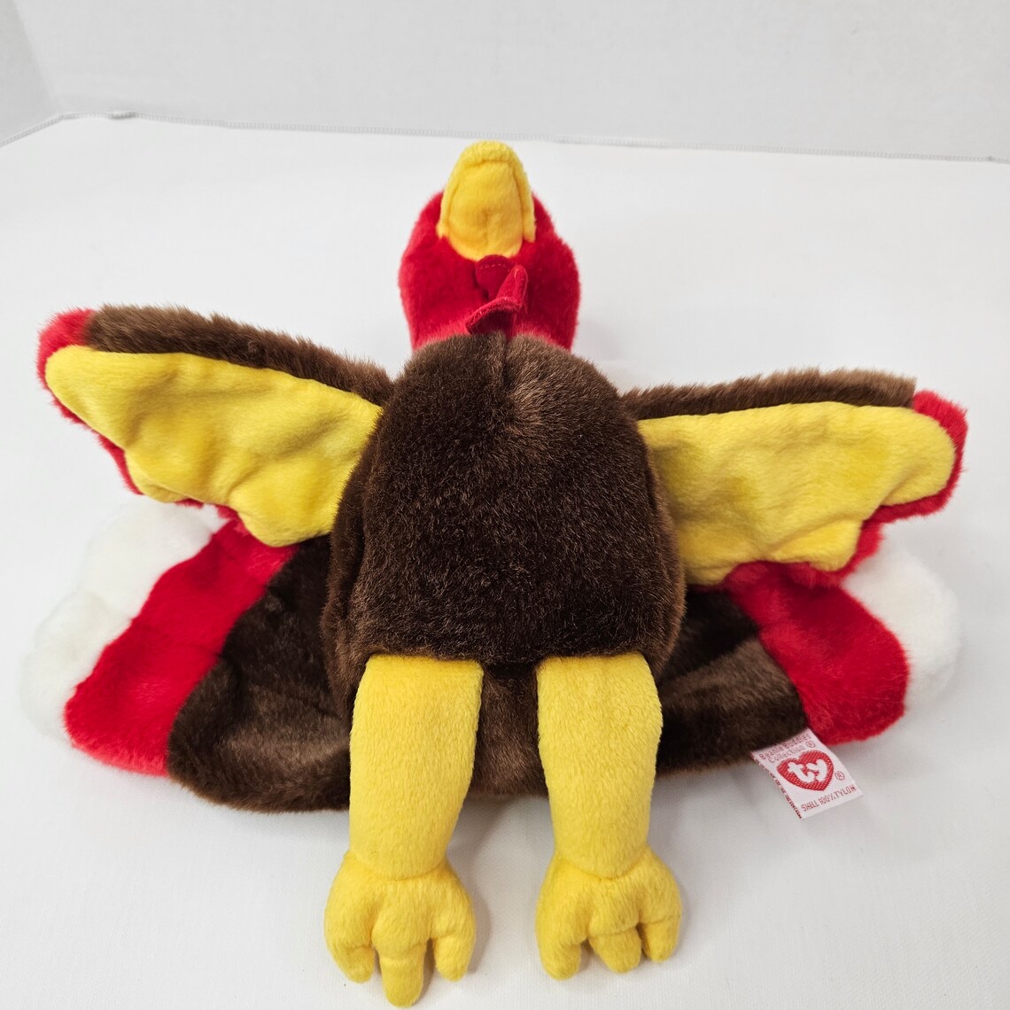 Ty 1999 Beanie Baddies Gobbles the Turkey Plush Stuffed Animal Vintage ...