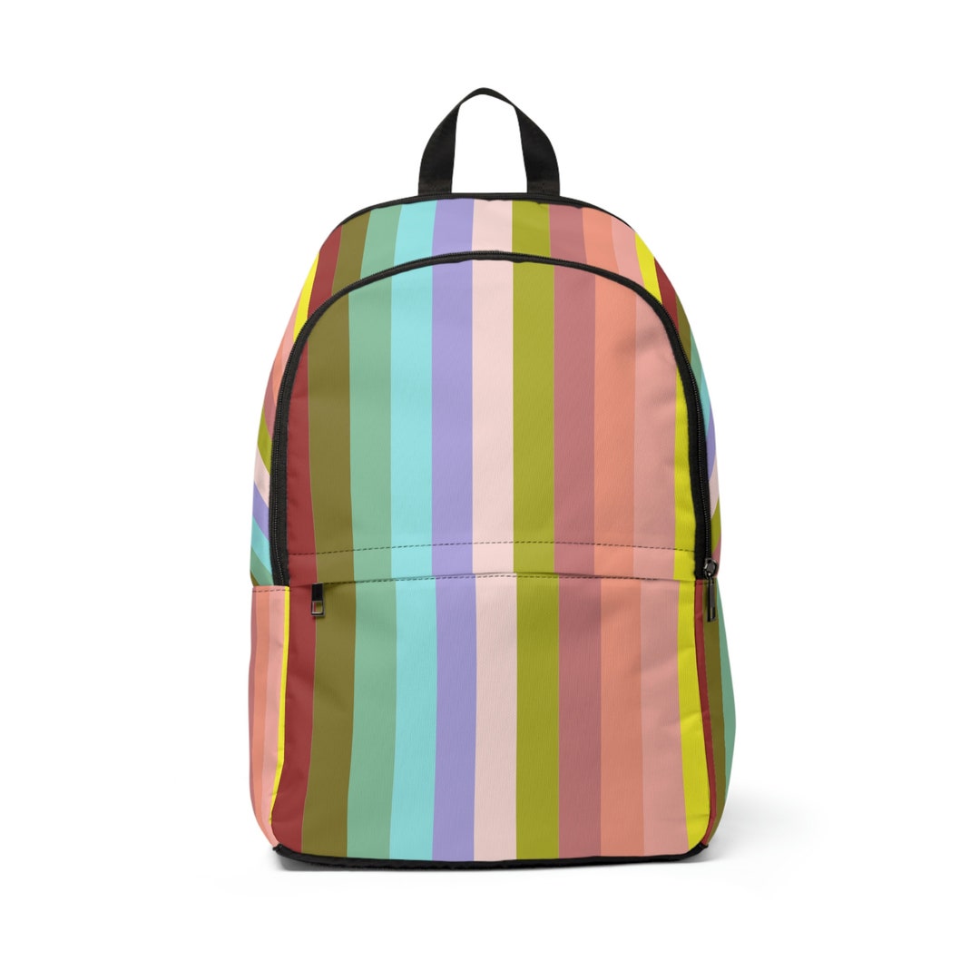 Retro Colors Gift Backpack, Laptop Holder Gift Backpack, Perfect ...