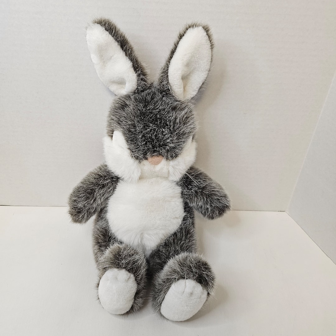 Vintage Dakin Slumber Bunny Plush Rabbit Squint Eyes Stuffed Animal ...