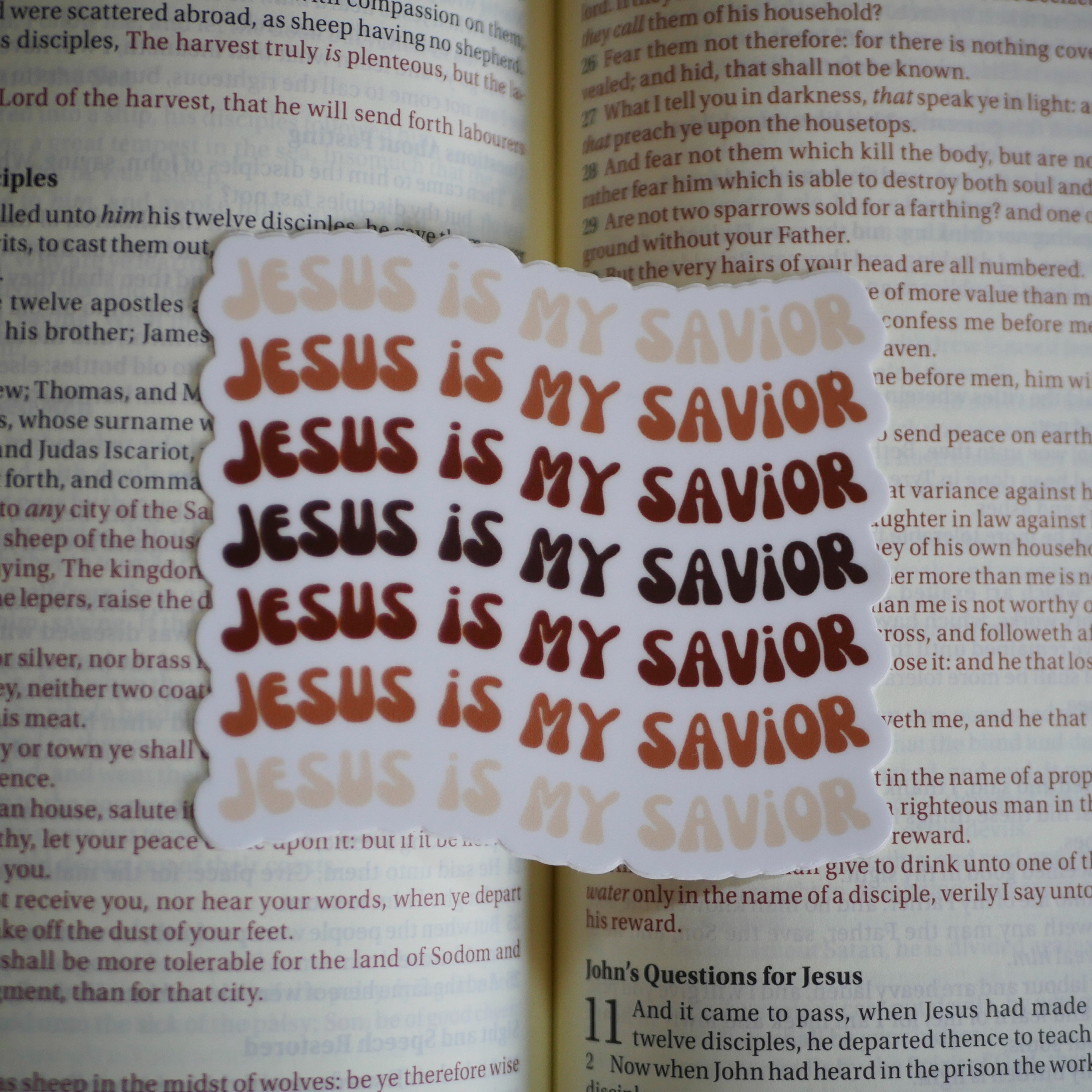Jesus is My Savior | Sticker - Etsy