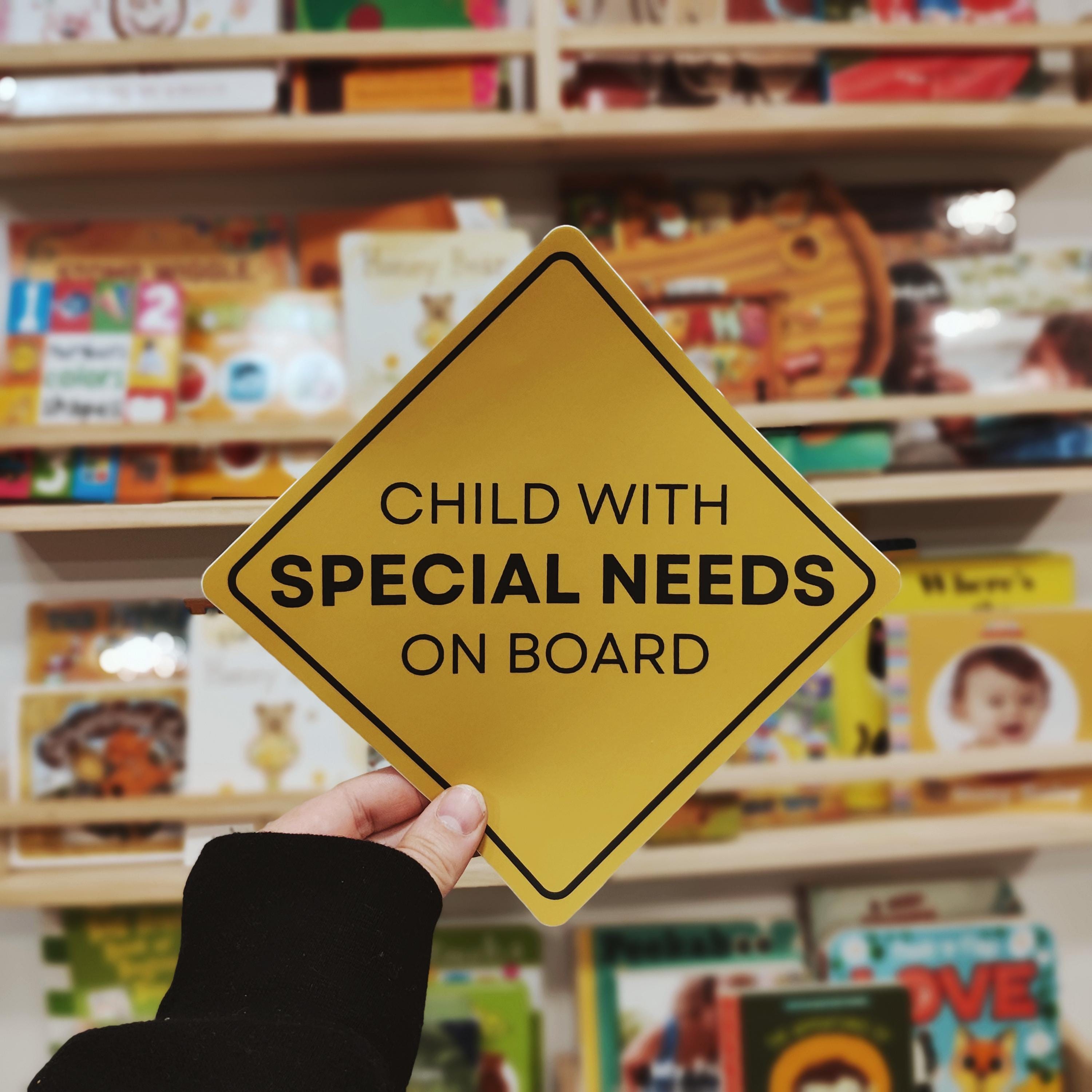 Child With Special Needs on Board | Bumper Sticker - Etsy