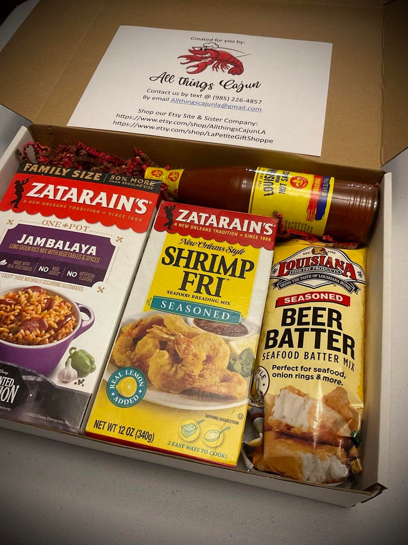 Louisiana Cajun Spice Gift Box - Etsy