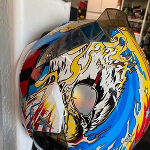 Motorcycle / Bike / ATV Helmet and Key Holder / Personalized - Etsy