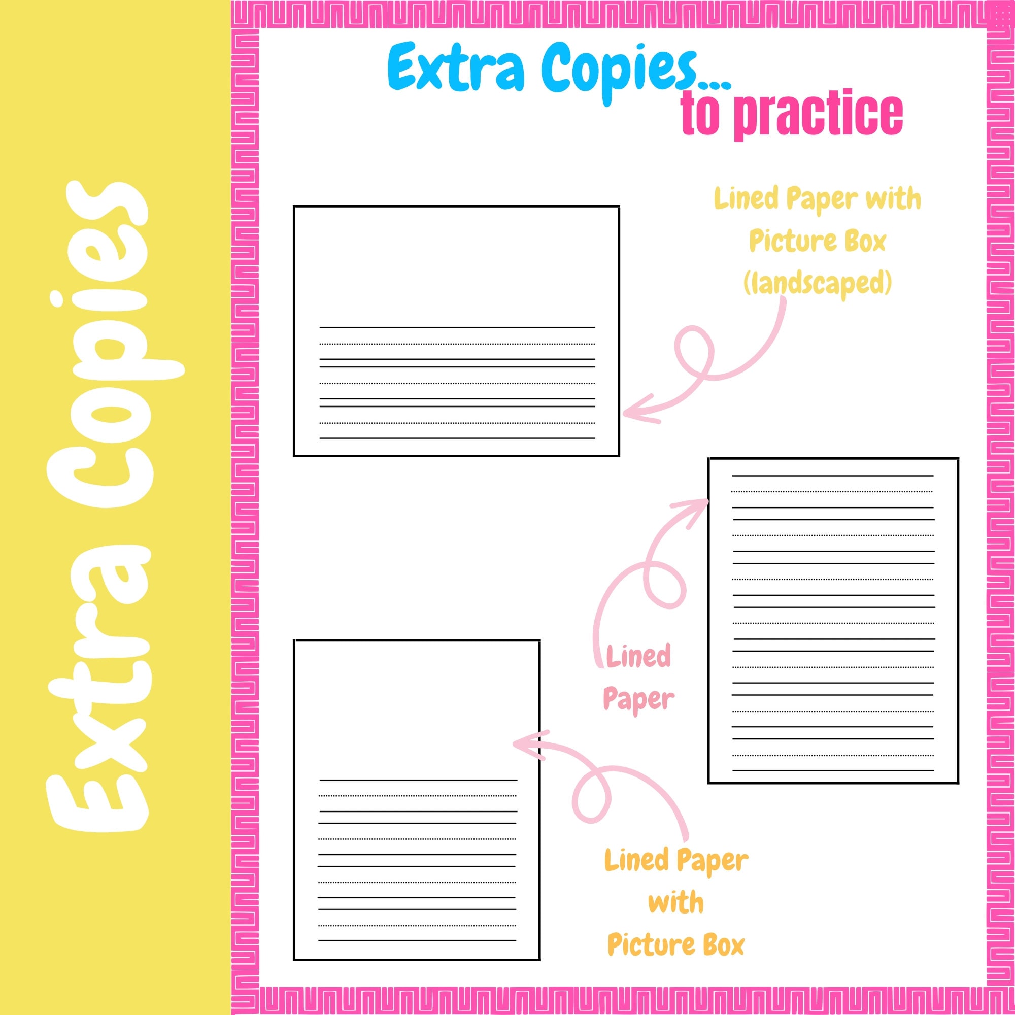 Printable Handwriting Worksheets for Kindergarten | Elementary ...