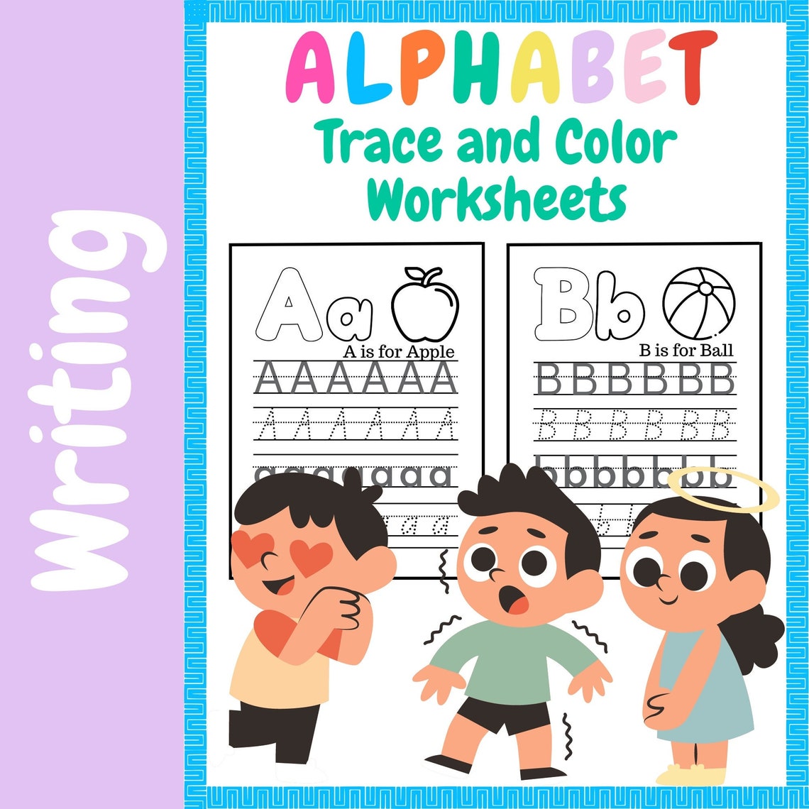 Coloring Printable Handwriting Worksheets | Kindergarten Practice ...