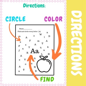 Find the Letter Printable Worksheet Coloring Activities Preschool and ...