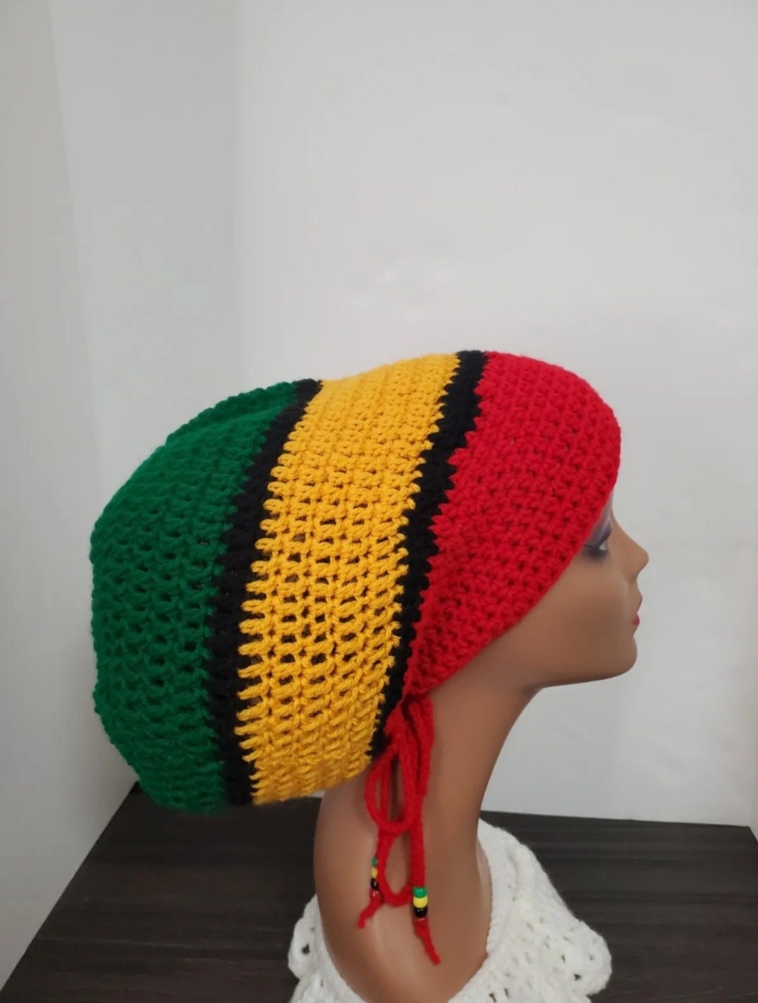 Crochet Tam Beanie Dreadlocks Reggae Hat - Etsy