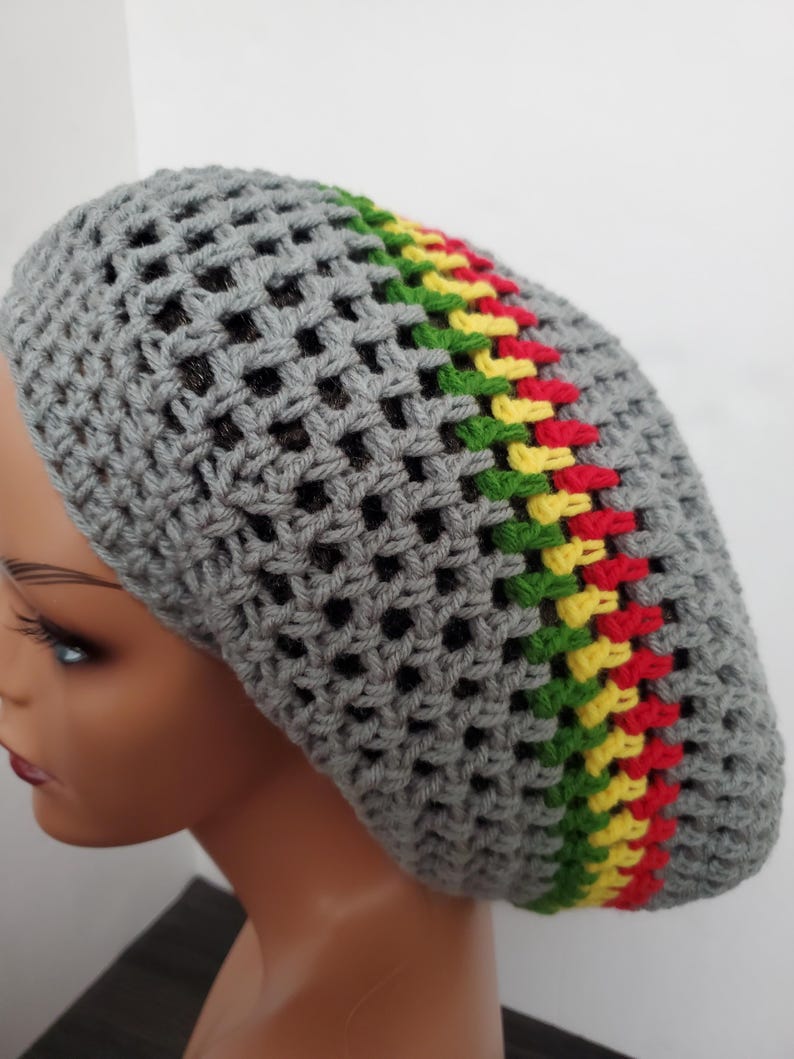 Crochet Rastafarian Dreadlock Tam - Etsy
