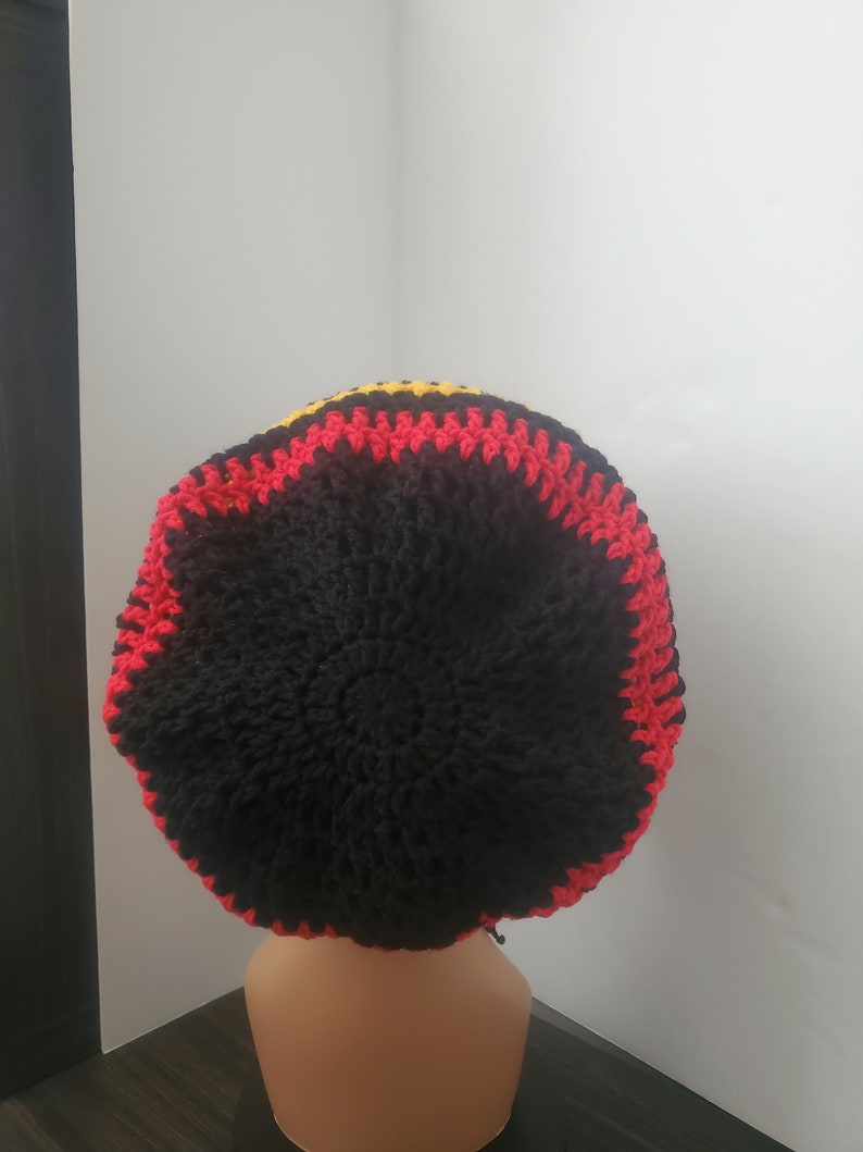 Crochet Rasta Tam Beanie Slouchy Hat Handmade Dreadlocks - Etsy