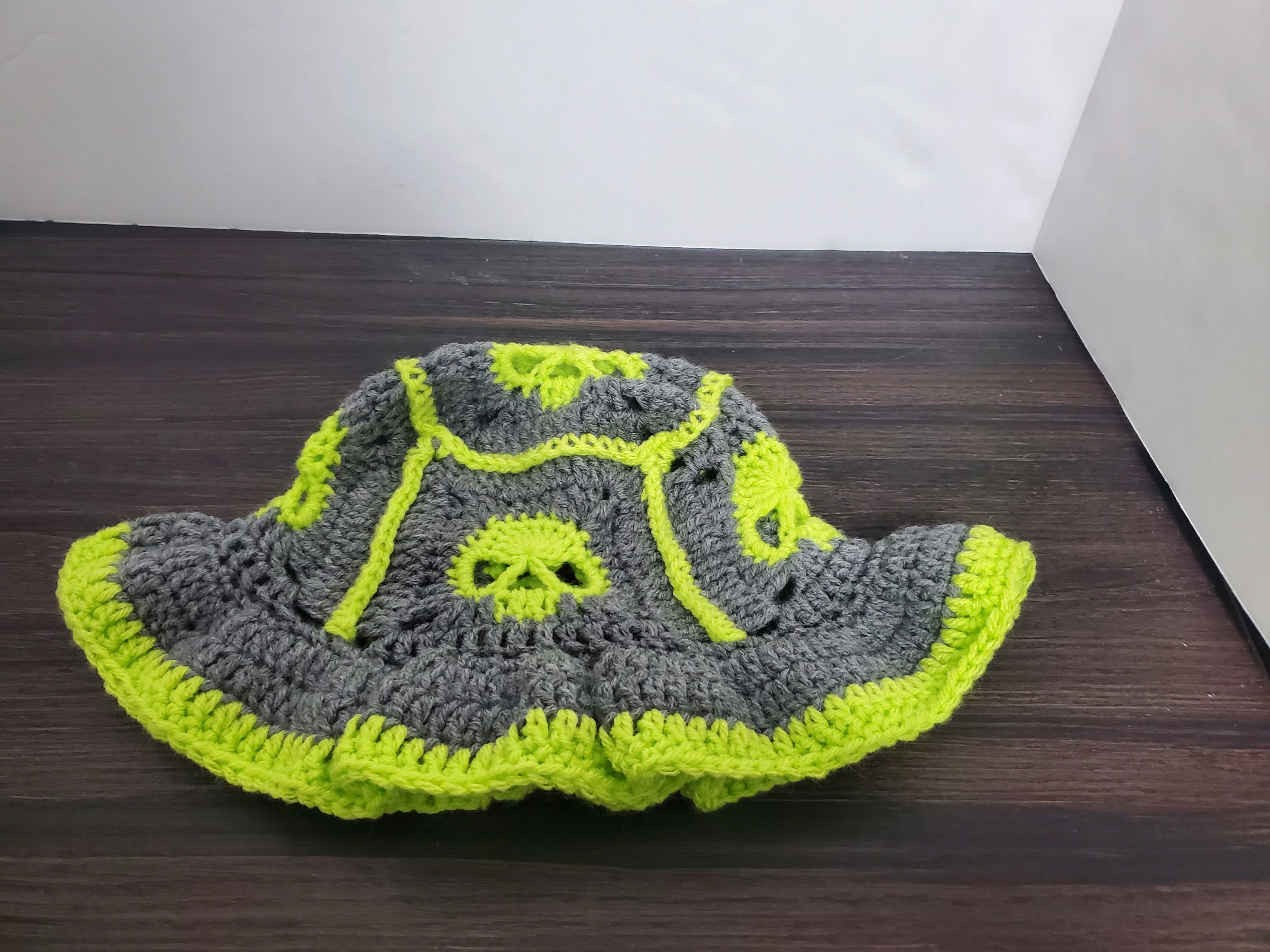 Halloween Crochet Skull Bucket Hat - Etsy