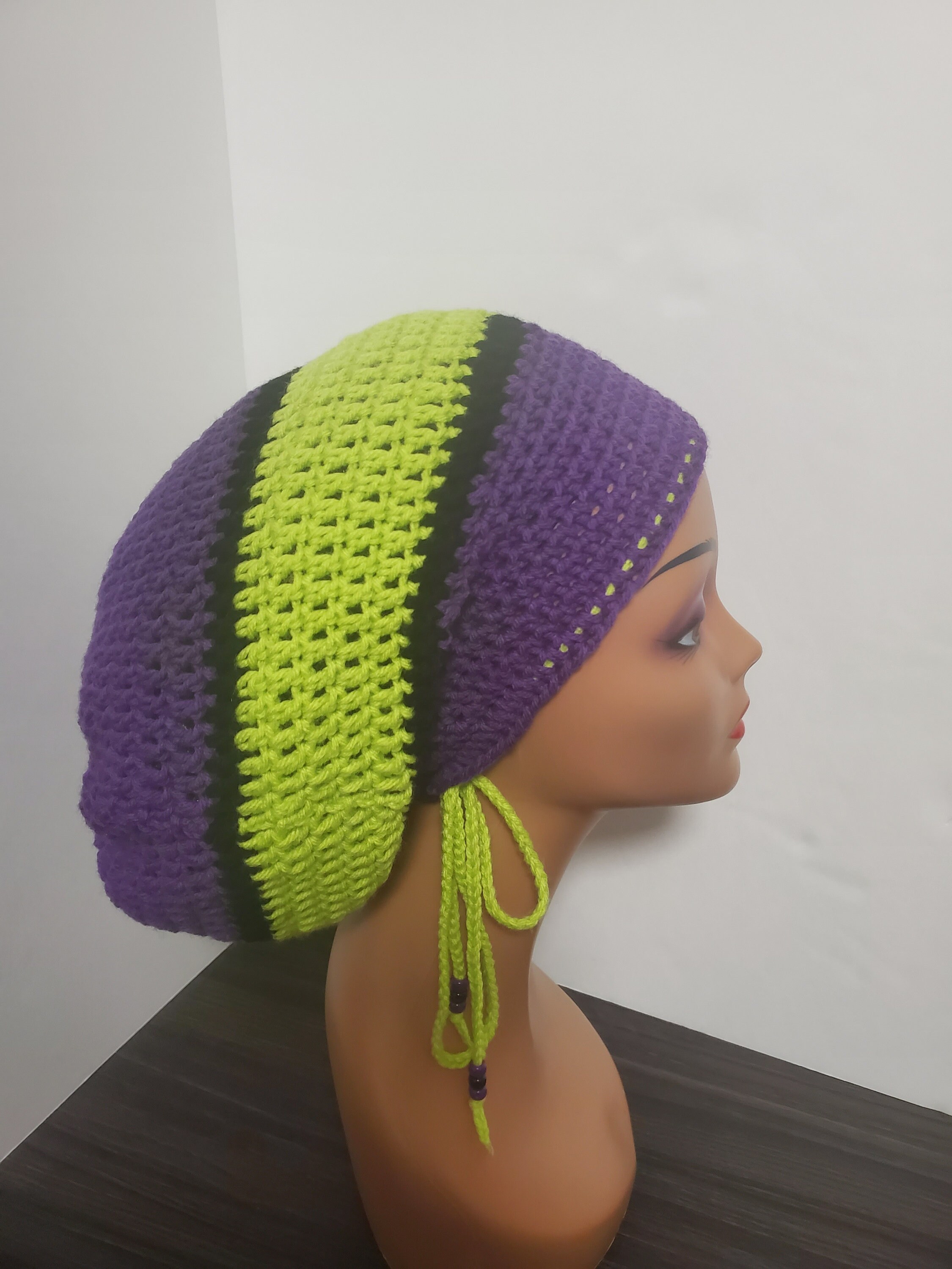 Crochet Tam Beanie Dreadlocks Reggae Hat - Etsy
