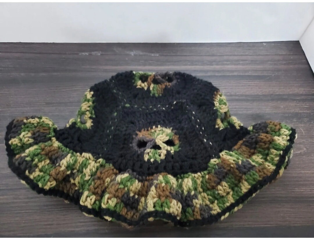 Halloween Crochet Skull Bucket Hat - Etsy