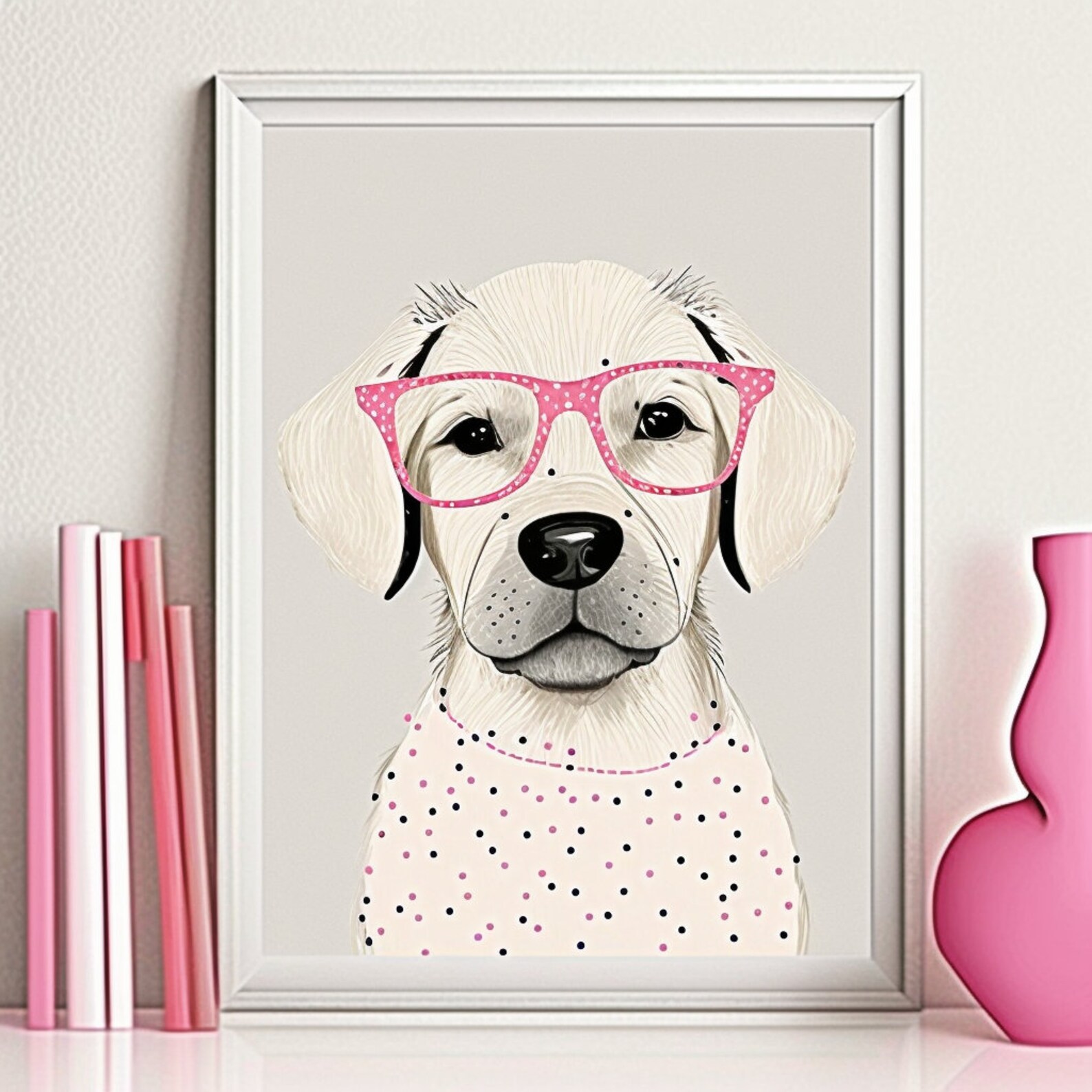 PUPPIES WALL ART | Set of 4 Digital Download Puppy Wall Art | Cute Dog ...