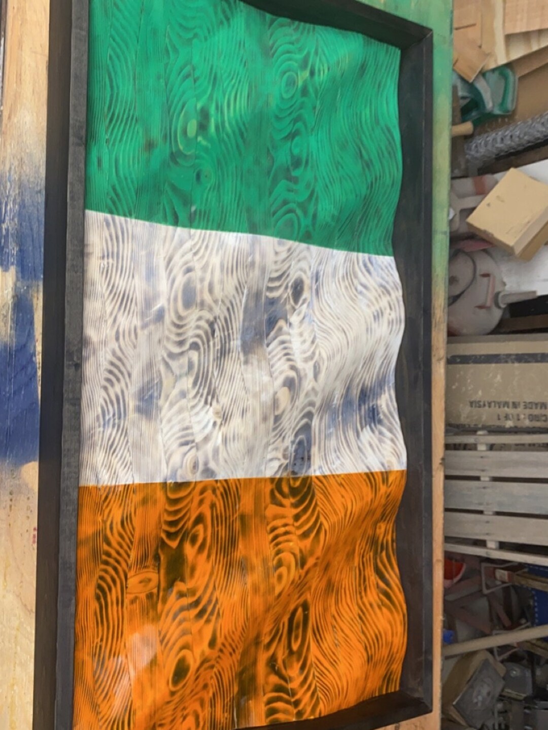 Ireland Wood Flag - Etsy