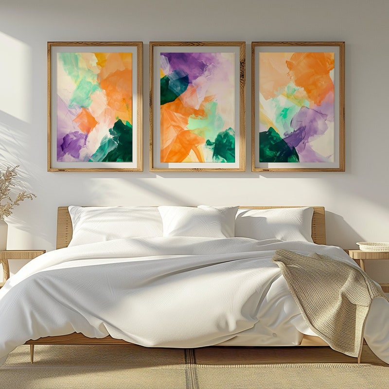 Bold Abstract Art - Etsy