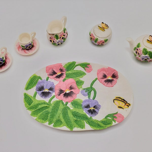 Miniature Tea Set - Etsy Canada