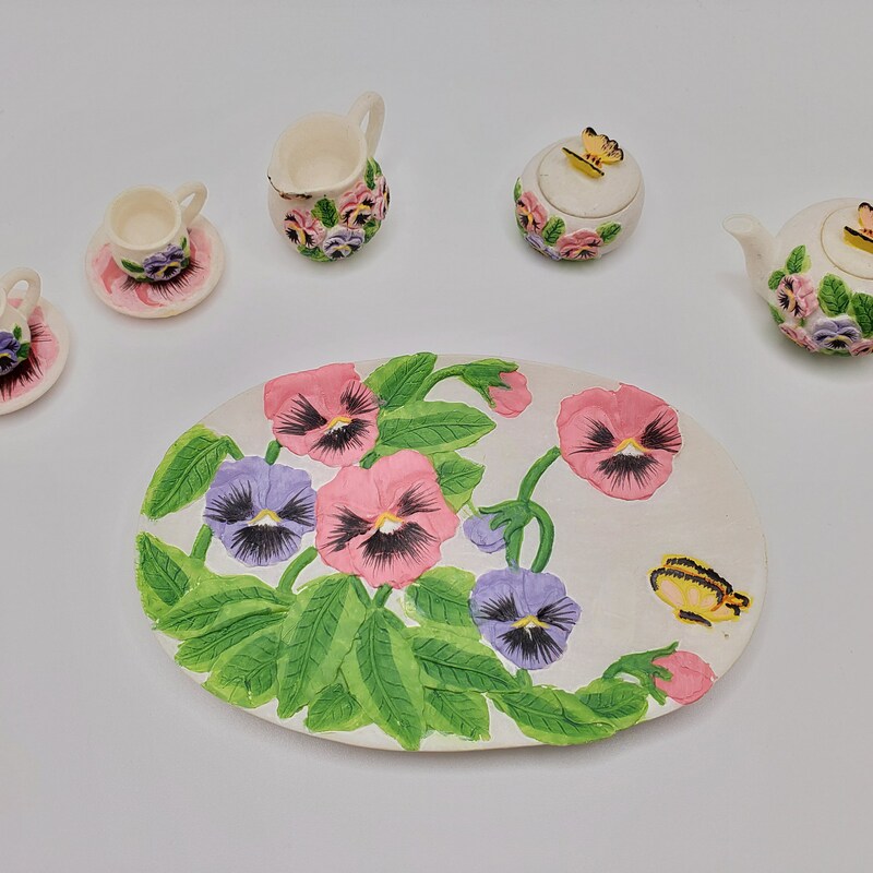 Miniature Tea Set - Etsy