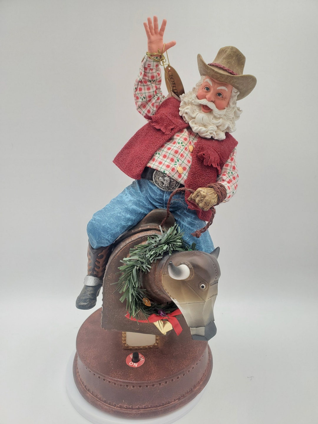Vintage Buckin' Bronco Santa Possible Dreams Collection Department 56 ...