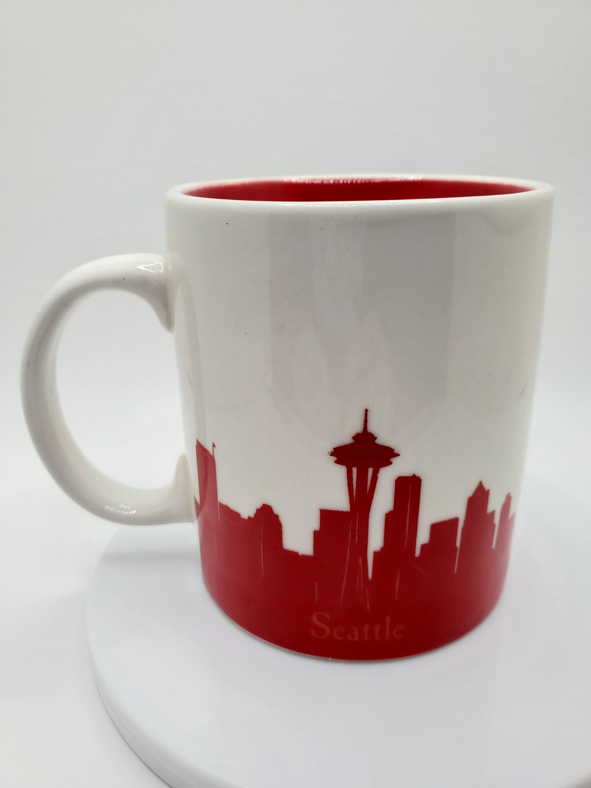 Seattle Skyline Mug Space Needle Design, Urban Chic Coffee Cup Souvenir ...
