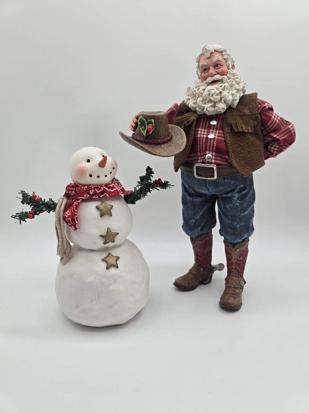 Vintage Snowy Partner Santa Possible Dreams Collection Department 56 ...