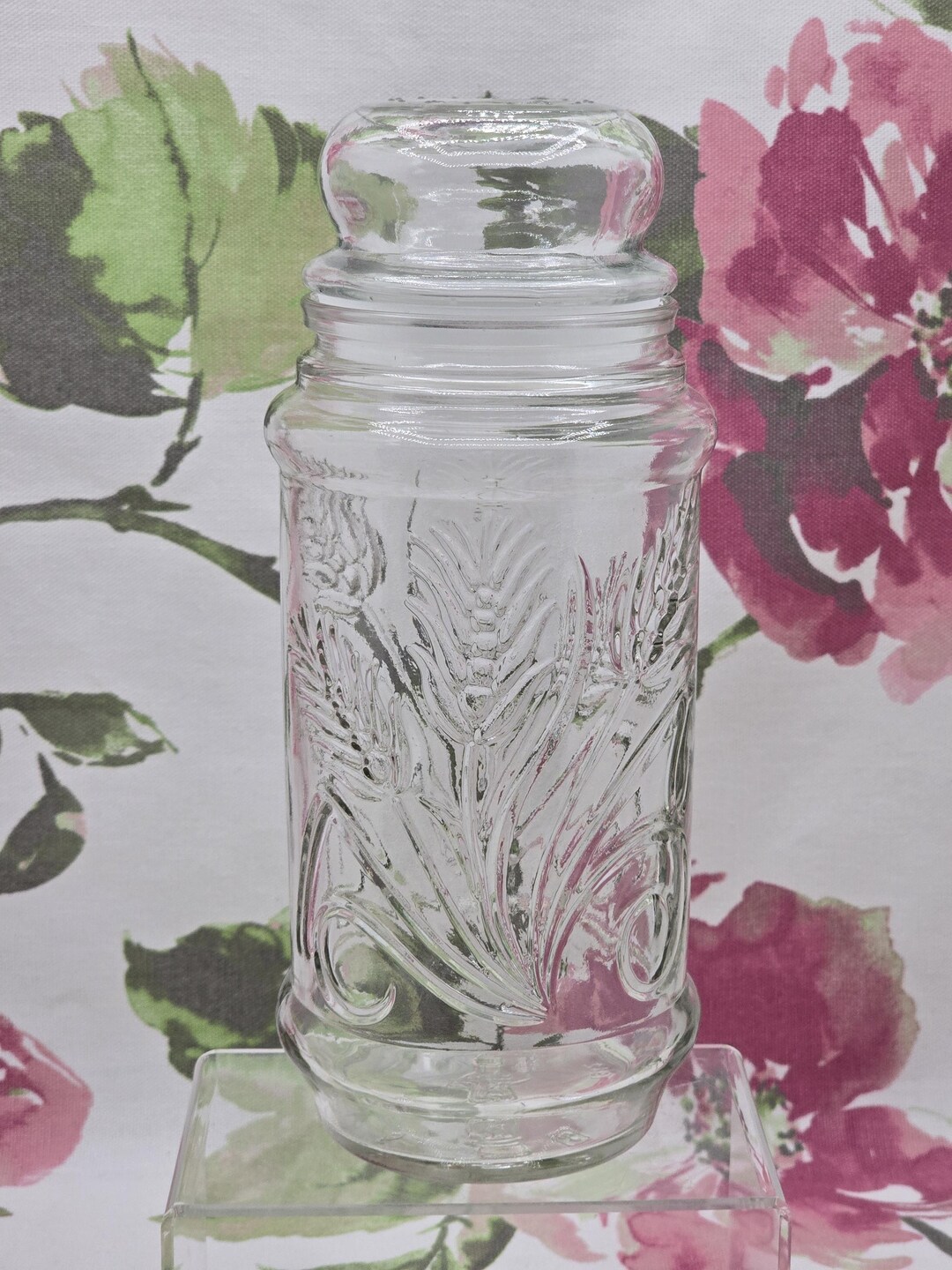 Vintage 1982 Anchor Hocking Wheat Pattern Canister - Planters Mr ...