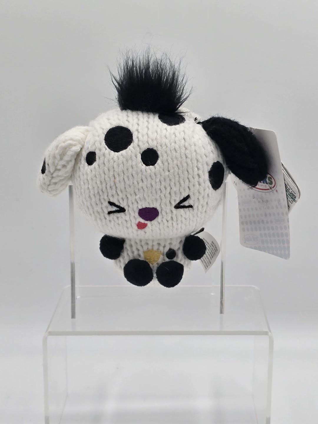 Collectible Rare Ami Amis 4" Jasper the Dalmatian Pup Mini Crochet Knit ...