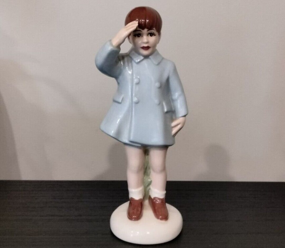 Vintage Young JFK Jr. John John Saluting His Father Figurine - Etsy