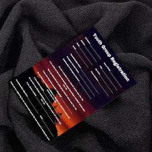 Printable Youth Group Registration Form Template - Easy to Customize ...