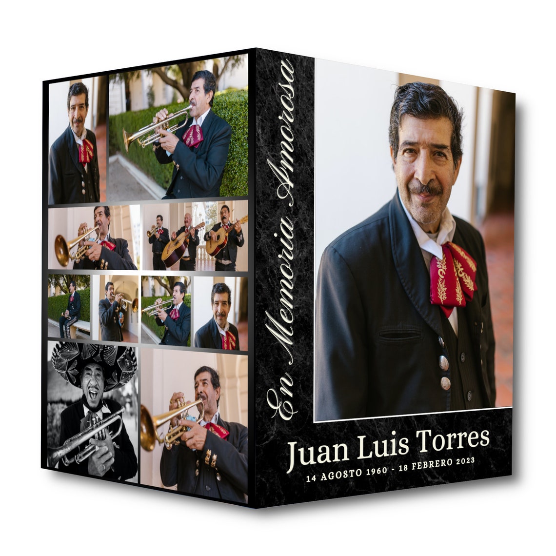 Spanish Funeral Program Brochure Template -folleto Del Programa ...