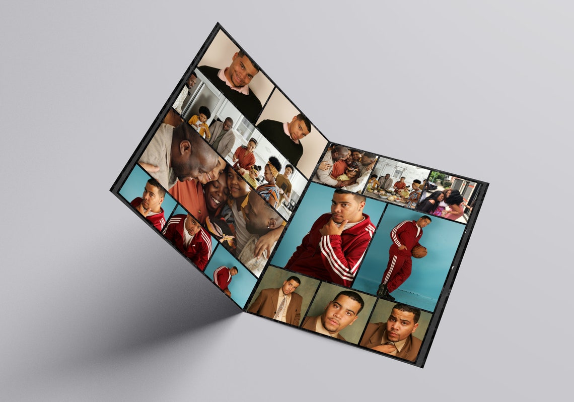 Funeral Program Bi-fold Brochure 8 Pages Elegant Custom Design editable ...