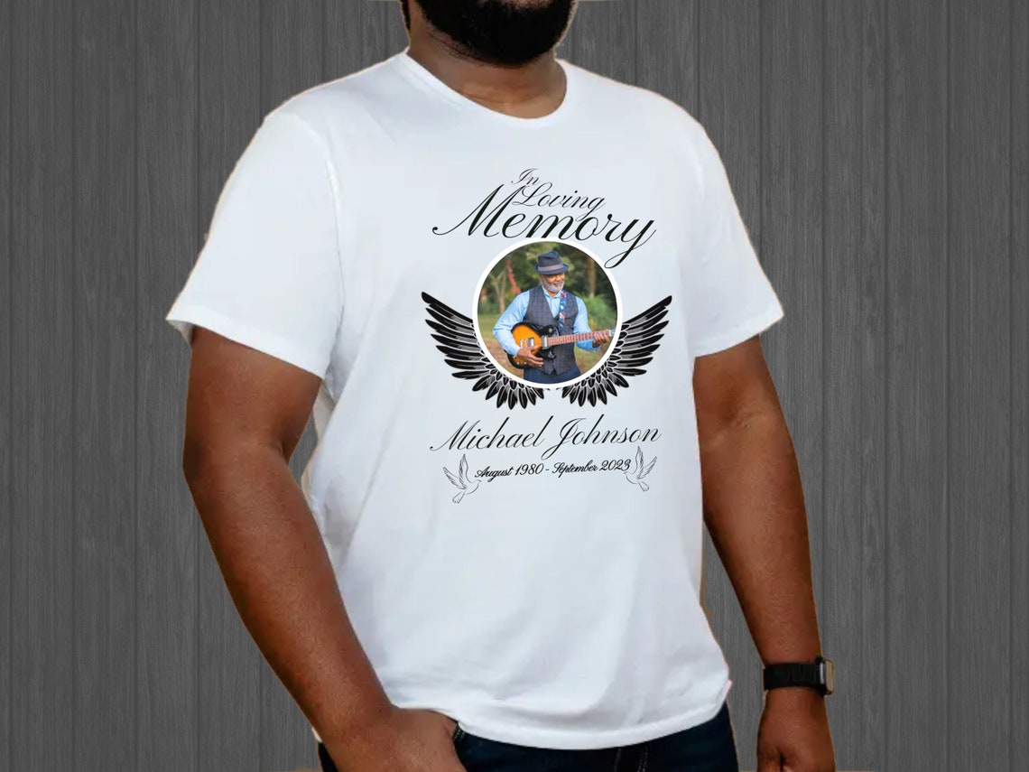 Custom in Loving Memory T-shirt Funeral Memorial Shirt - Etsy