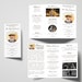 Simple Tri Fold Funeral Program Template Instant Download, Editable ...