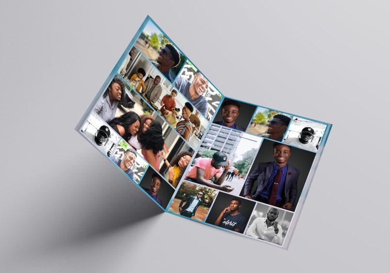 8 Page Funeral Program Template | 8 Page Booklet Obituary & Order of ...