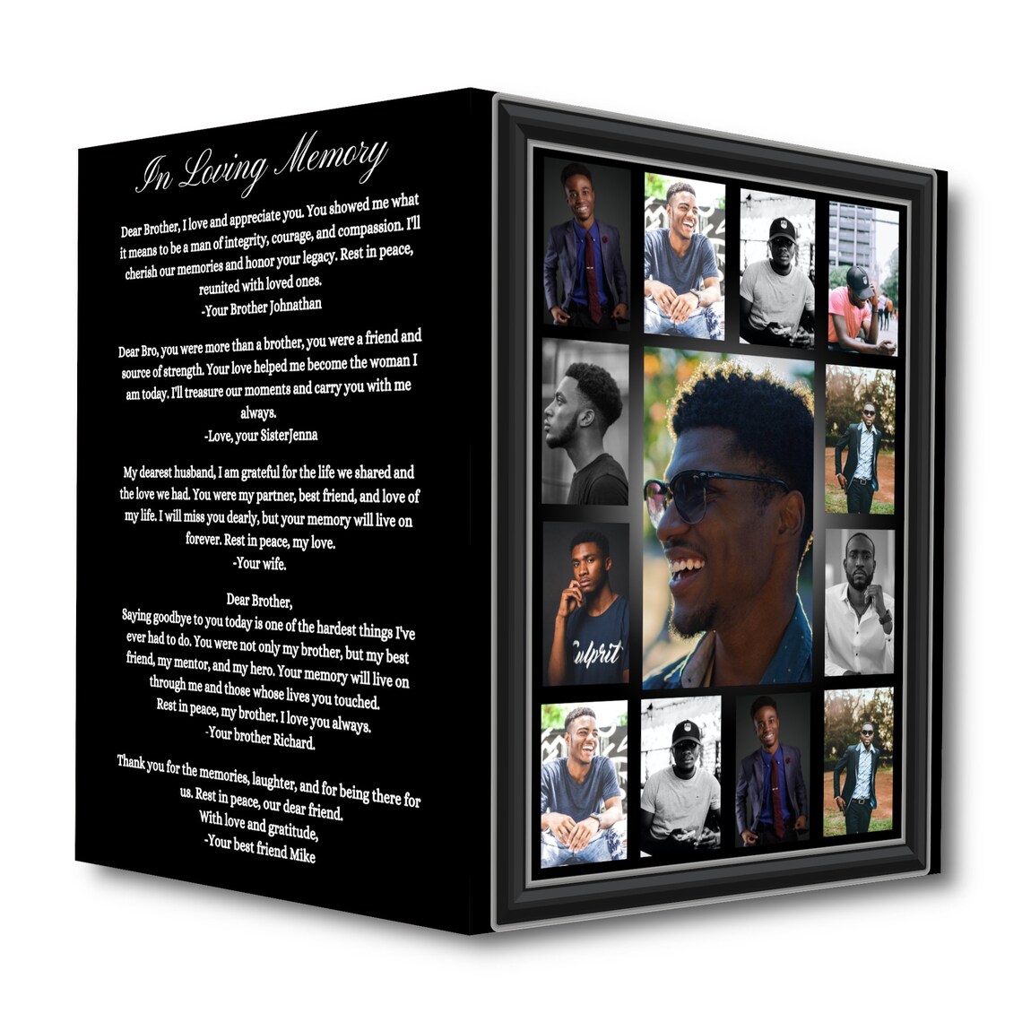 Funeral Program Brochure Template | Instant Download - No Waiting ...
