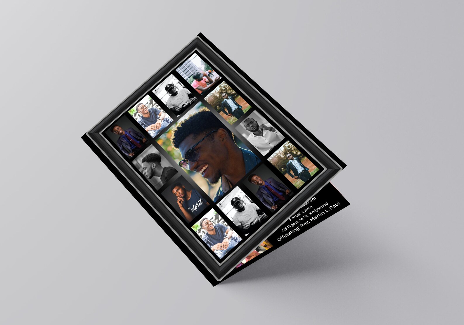 Funeral Program Brochure Template | Instant Download - No Waiting ...