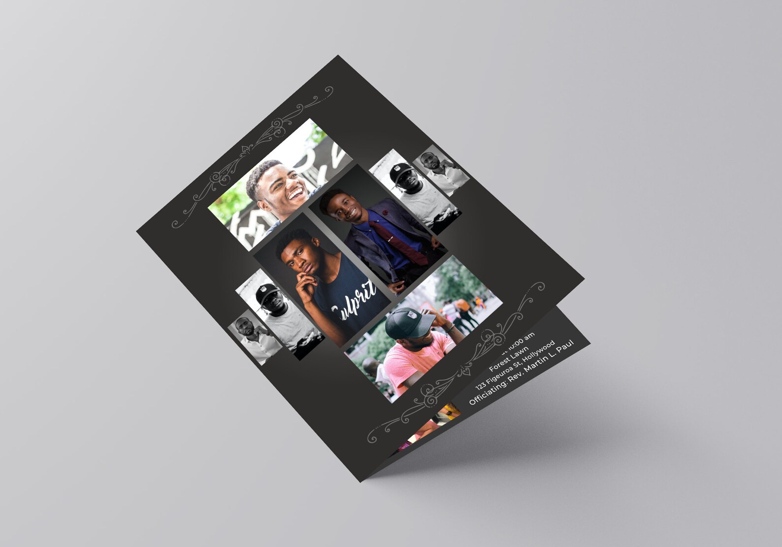 Funeral Program Template | DIY Edit Using Canva | Instant Download - No ...
