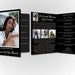 Obituary Program Template Large Framed Photo on Cover With Order of ...