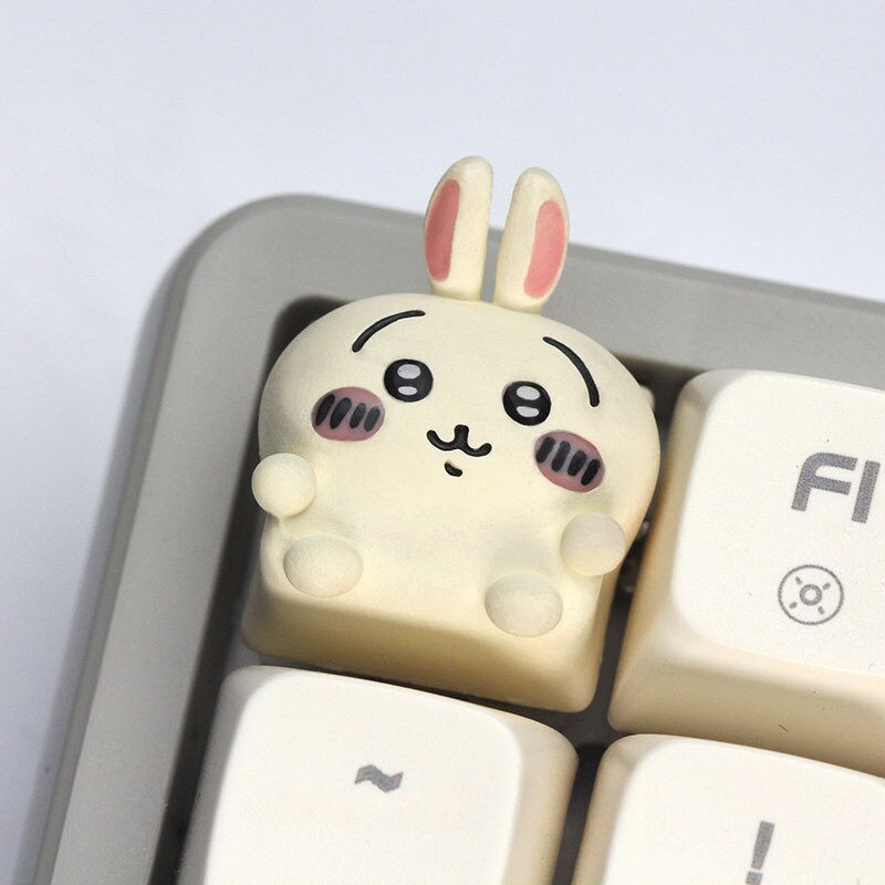 Chiikawa Keycap Artisan Keycap Cute Anime Keyboard Cap Handwork Custom ...