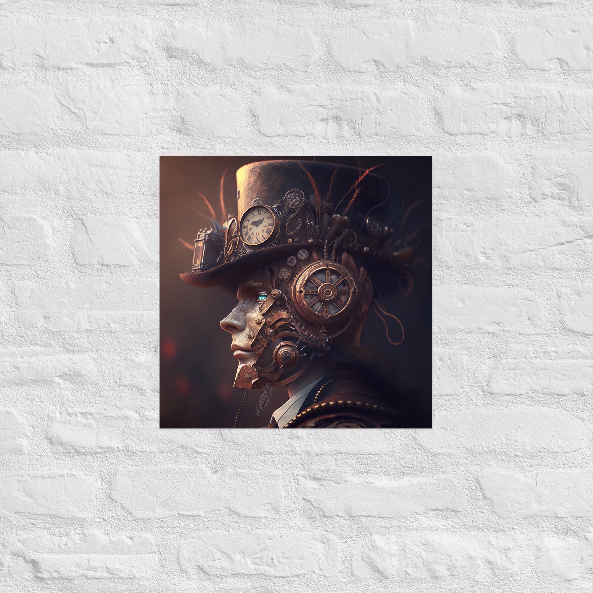 Blue Eyed Clockwork ~digital Downalod~ Steampunk Profile, One of a Kind ...