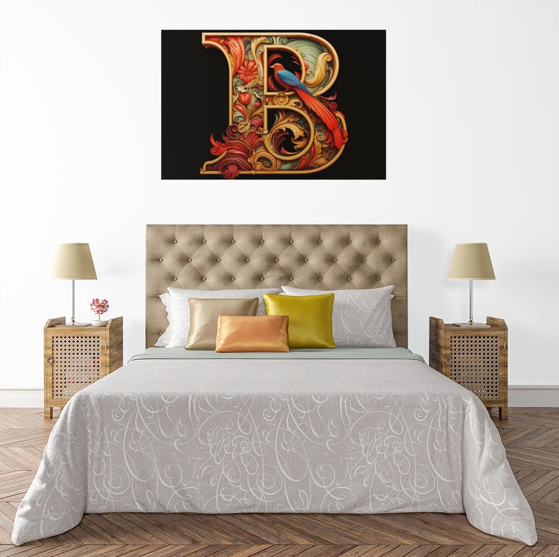 Letter B Wall Art Download B Digital Download B Print - Etsy