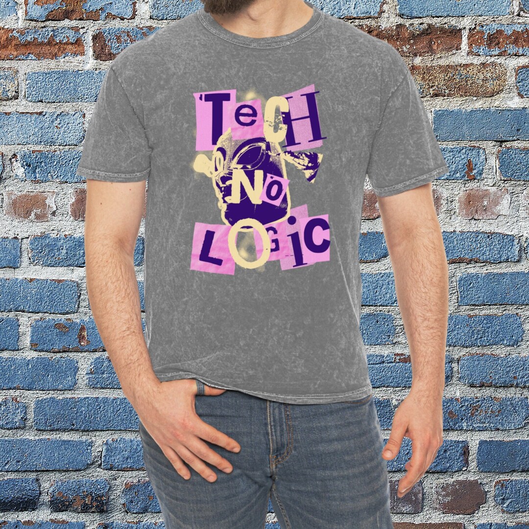 Y2K Grunge Shirt, Y2K Grunge Clothing, 90s Fashion, Tech No Logic - Etsy