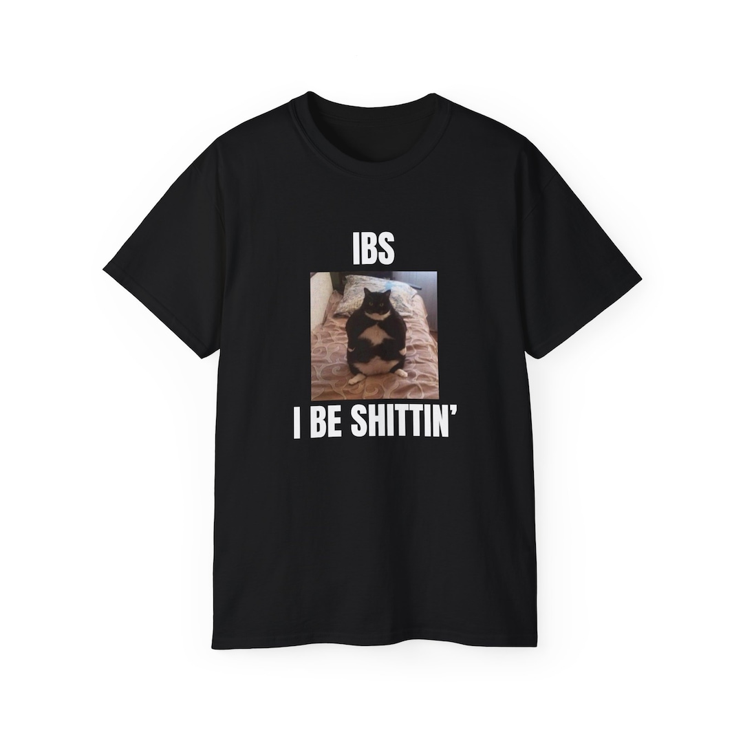 IBS Cat Meme Funny Absurd Humor Tshirt - Etsy