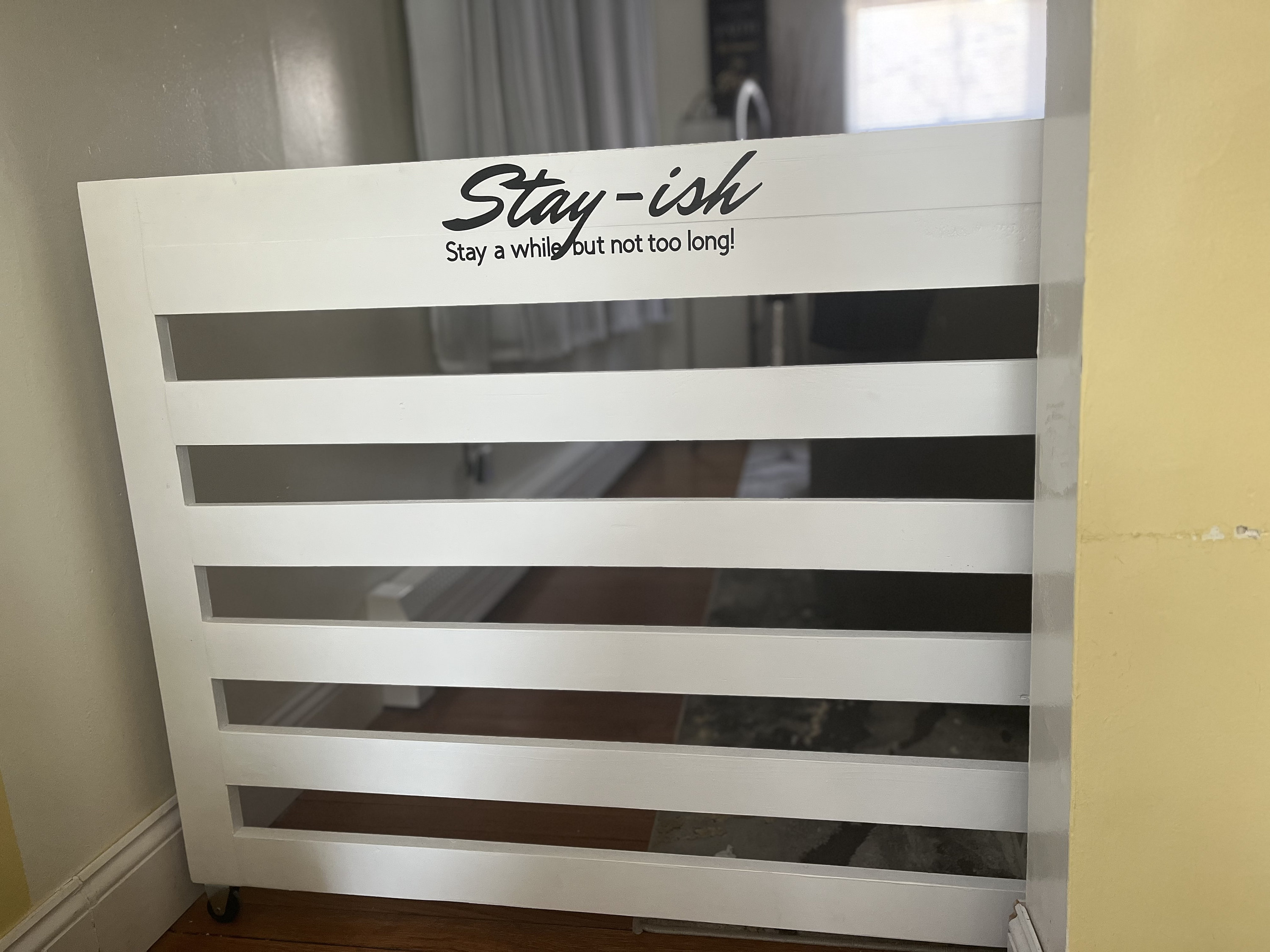 Doggy/sliding Pine Wood Gate - Etsy