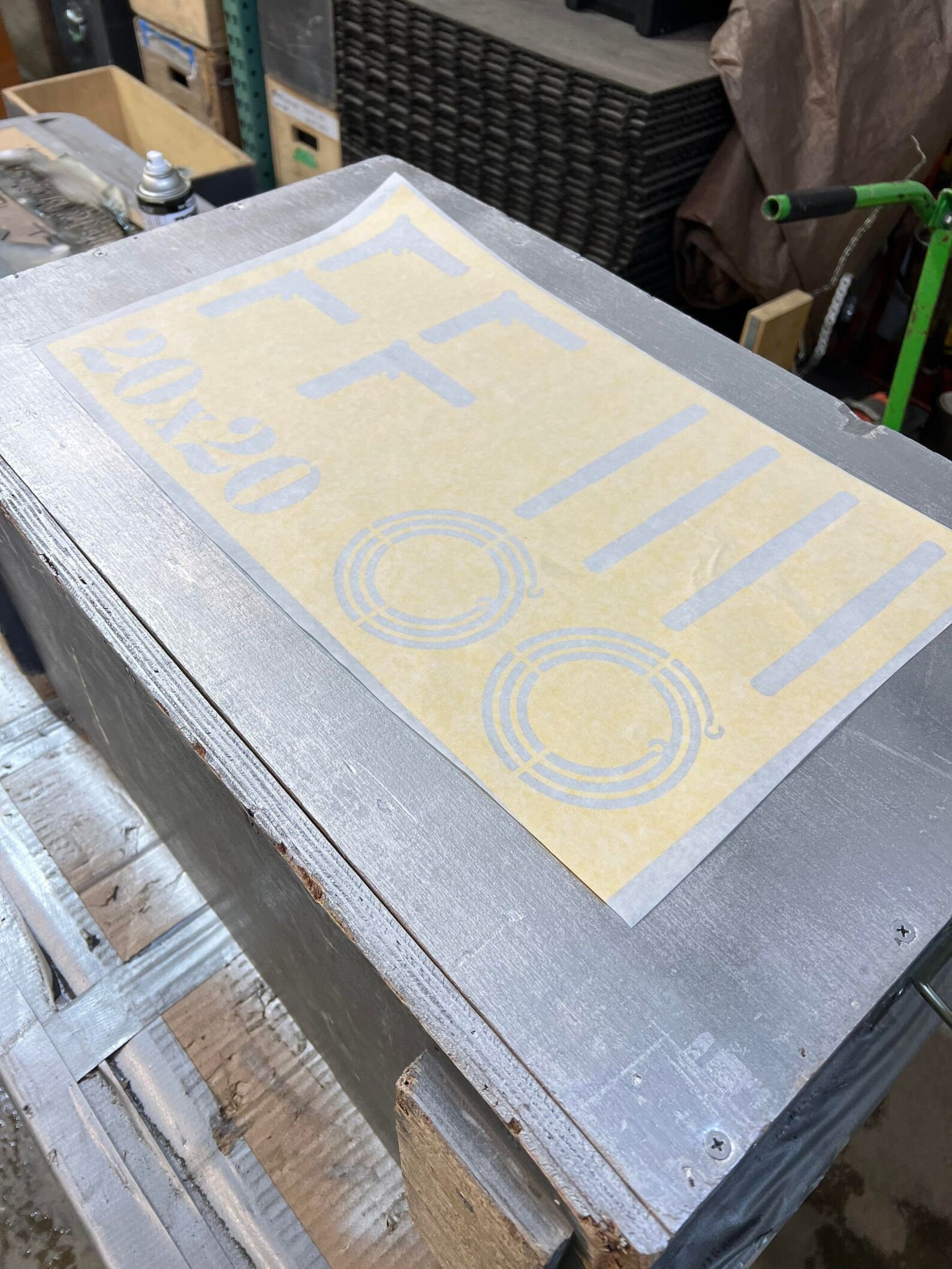 20x40 Tent Hardware Stencil | Digital Download | PDF & SVG Files - Etsy