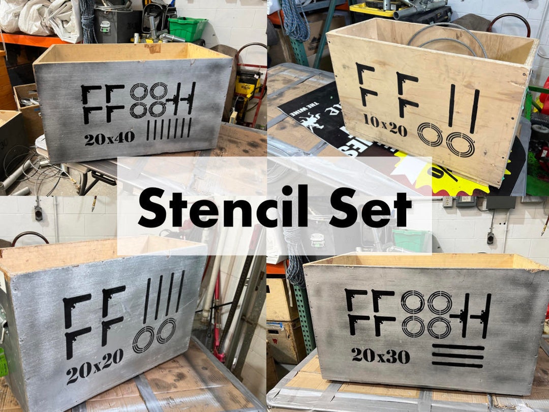 Stencil Set - Tent Hardware Stencils | Digital Download | PDF & SVG ...